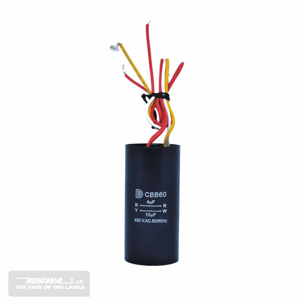 WASHING MACHINE CAPACITOR 4UF-10UF - Chinahub.lk