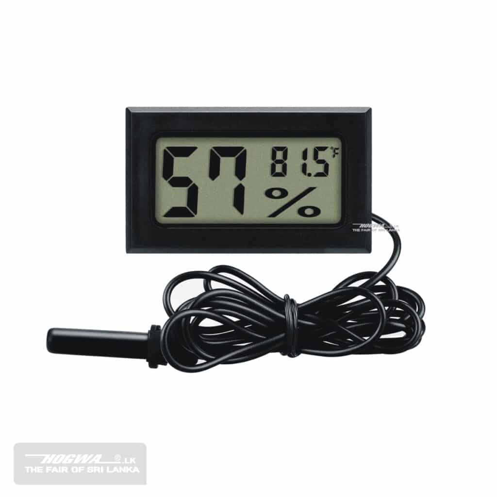MINI PORTABLE LCD DIGITAL THERMOMETER HYGROMETER - Chinahub.lk