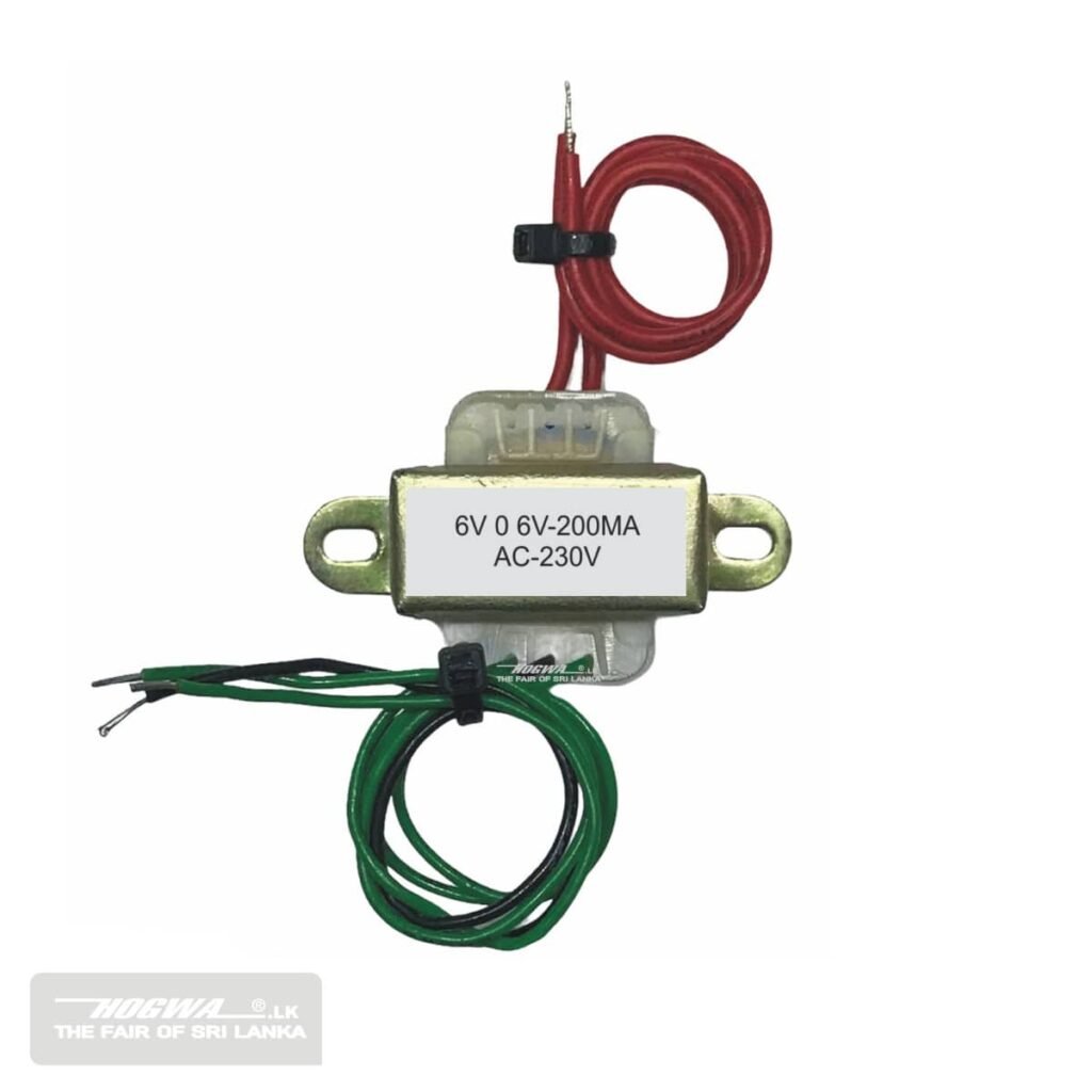 6V 200MA TRANSFORMER COPPER - Chinahub.lk