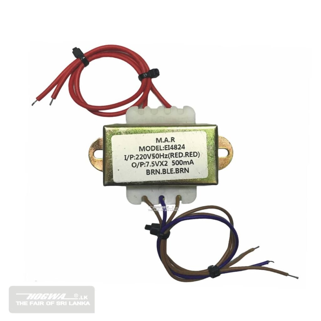 7.5V 500MA TRANSFORMER - Chinahub.lk