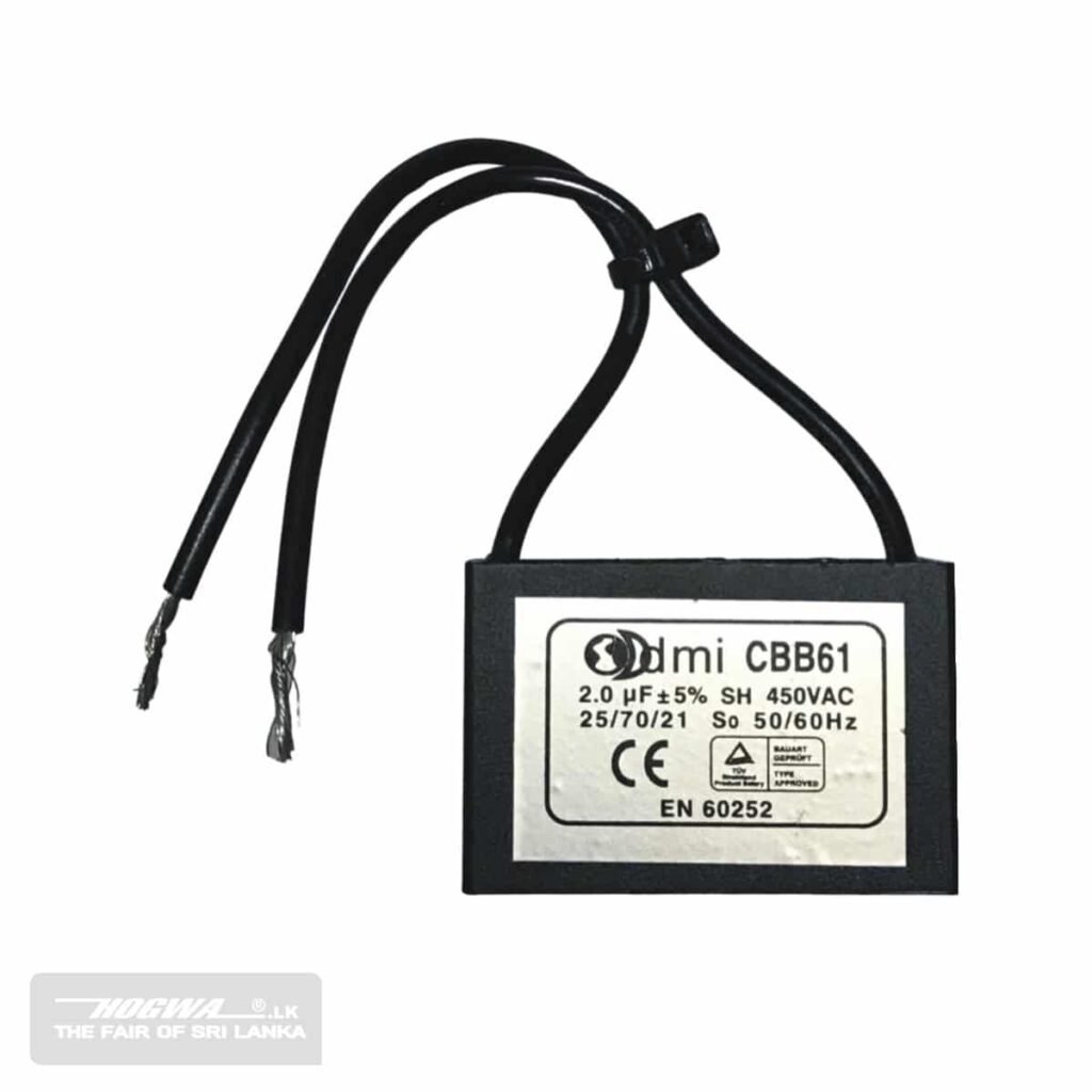 2uf Fan Capacitor CBB61 - High Quality, Long-lasting, 450VAC