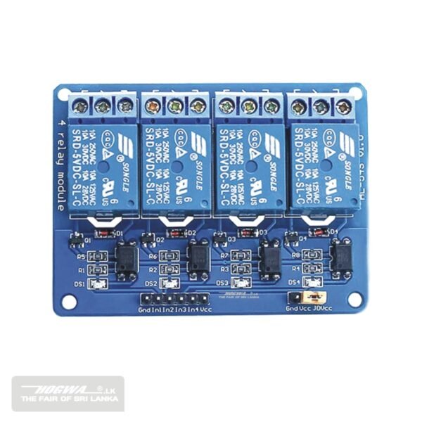 4 Channel Relay Module-5v - Chinahub.lk