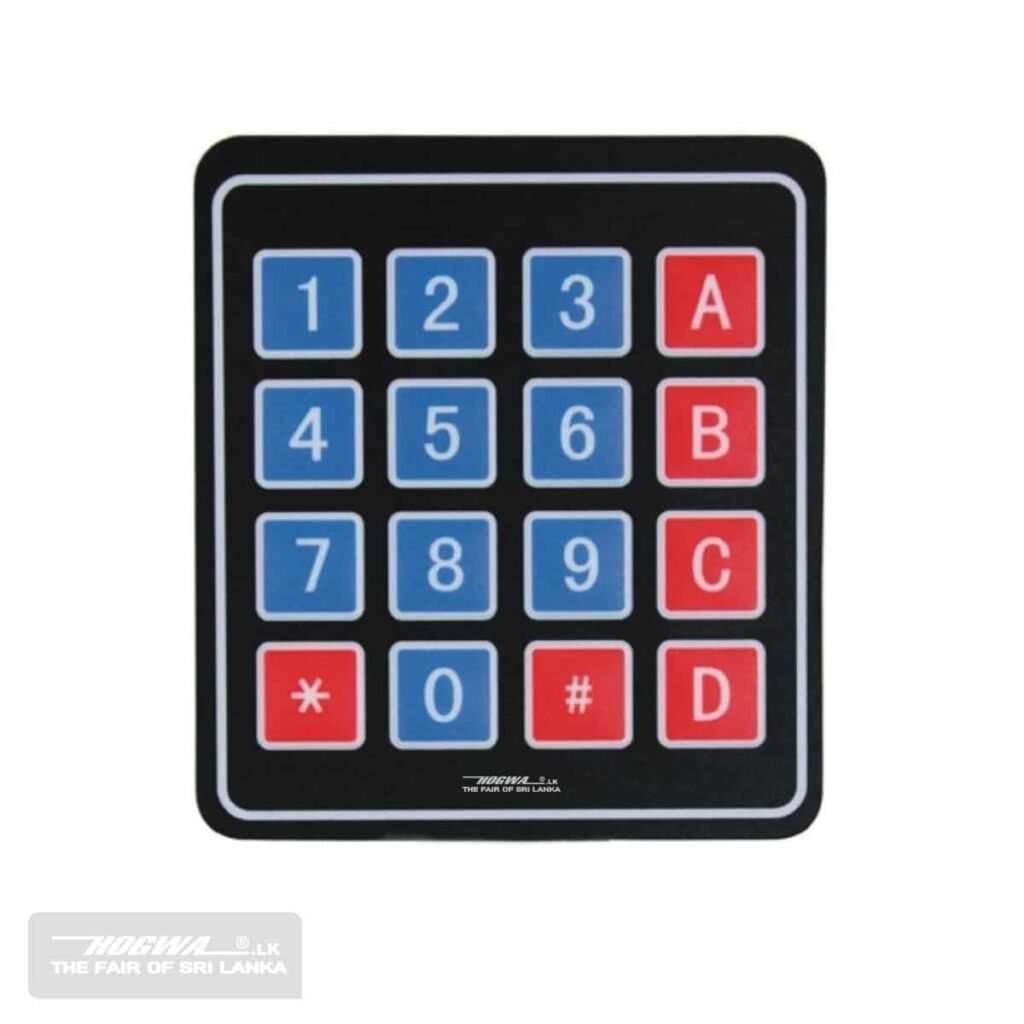 4 X 4 Arduino-pic Matrix Keypad - Chinahub.lk