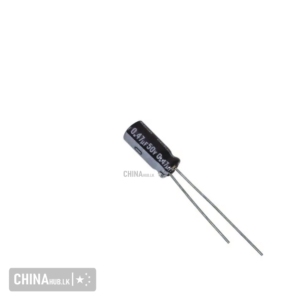 0.47uf 50v Electrolytic Capacitor 5 Pcs Pack - Chinahub.lk
