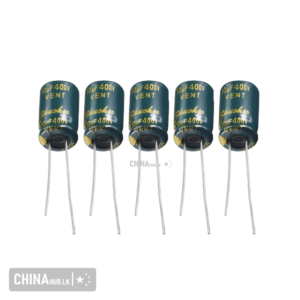 10uf 400v Electrolytic Capacitor 5 Pcs Pack - Chinahub.lk
