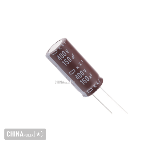 150uf 400v Electrolytic Capacitor 2 Pcs Pack - Chinahub.lk