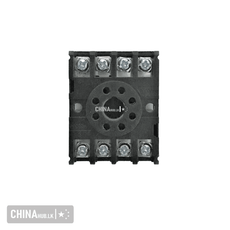 8 Pin Round Relay Base MCB Mount - Chinahub.lk